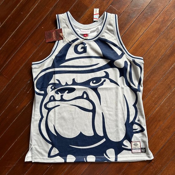 Mitchell & Ness | Shirts | Mitchell Ness Georgetown Hoyas Big Face Tank ...